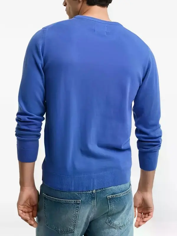 Gant Logo Sweater - Blue