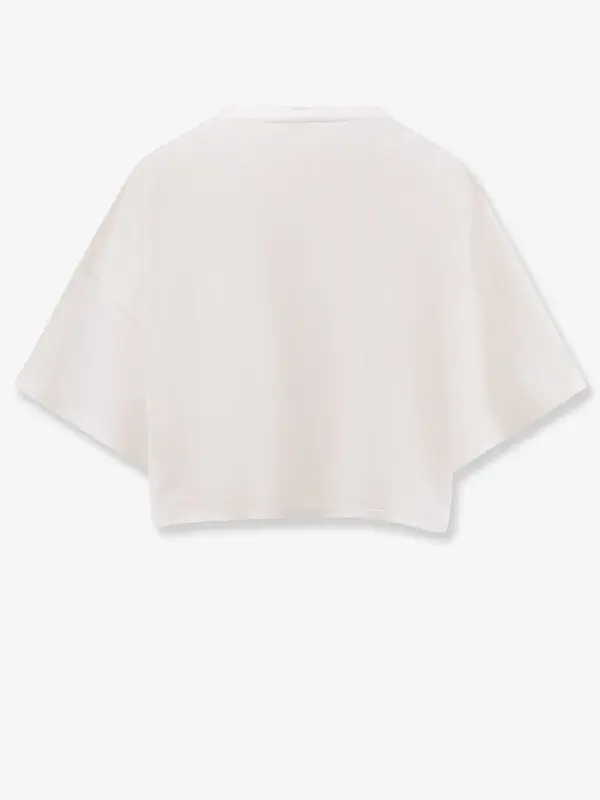 Chloé Cotton T-shirt With Logo - White
