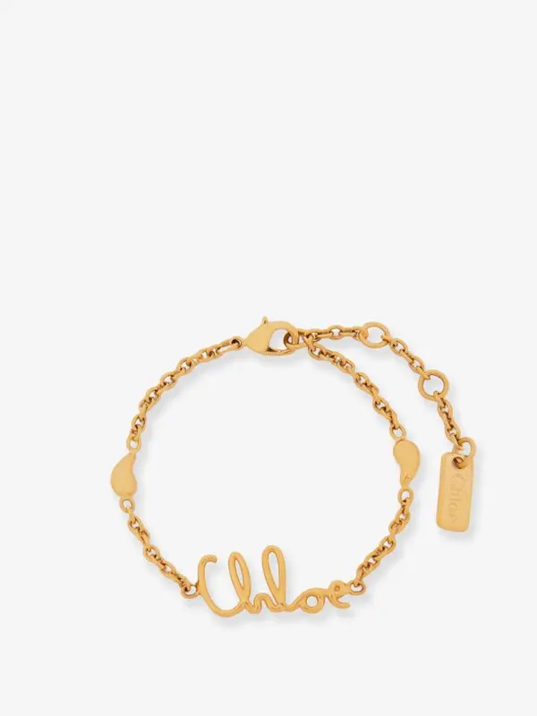 Chloé Iconic Brass Bracelet - Gold