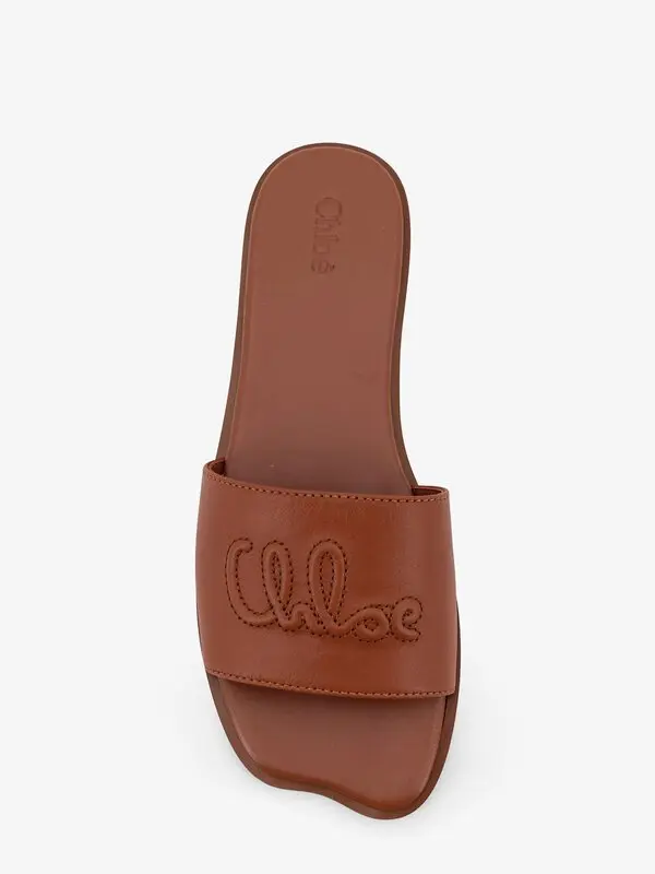 Chloé Soleil Leather Sandals