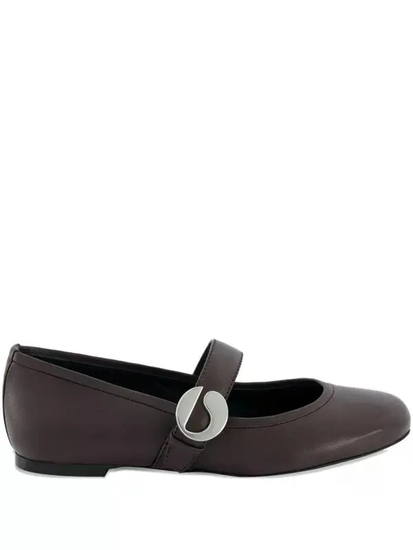 Coperni Strap C-shape Buckle Ballet Flats