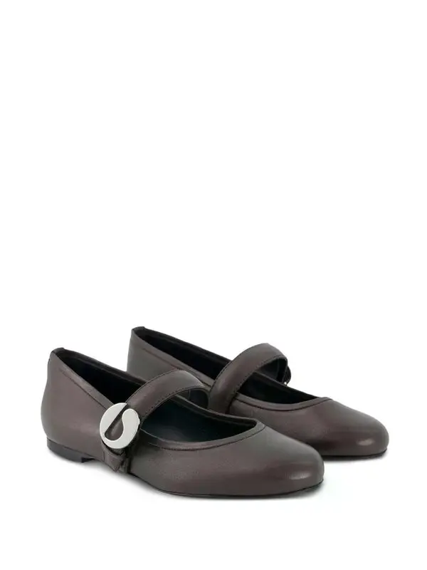 Coperni Strap C-shape Buckle Ballet Flats