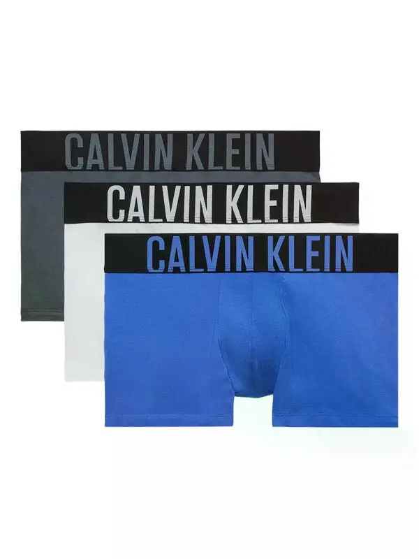 Calvin Klein Logo-waistband Boxer - Blue