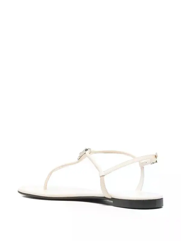 GIUSEPPE ZANOTTI Embellished Strap Flat Sandals