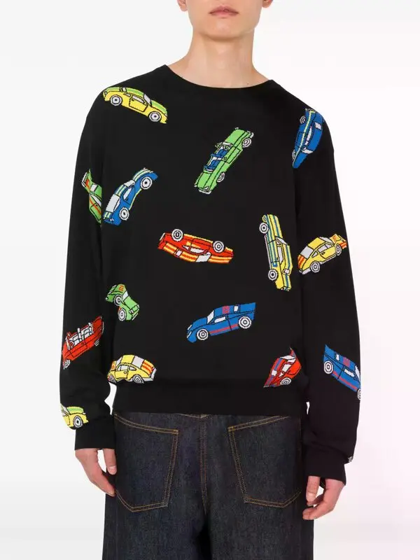 Moschino Car-motif Sweatshirt