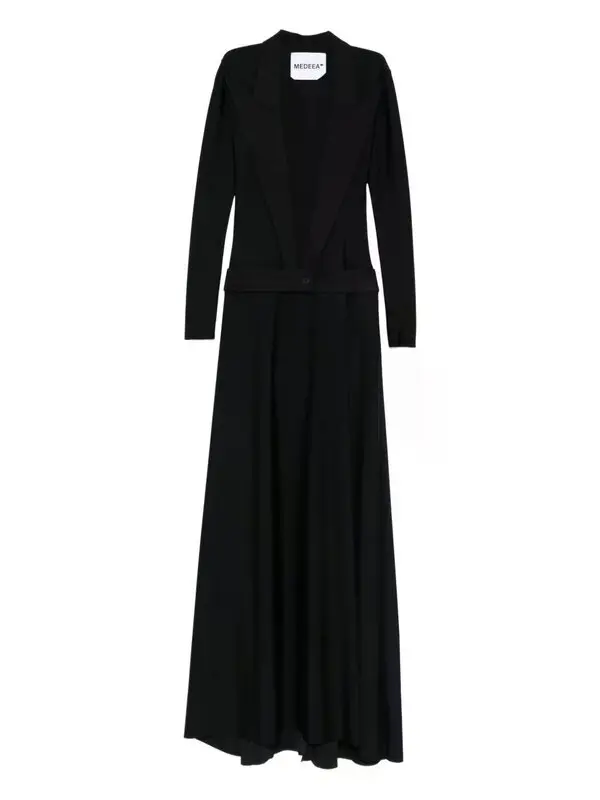 MEDEEA Lapels Maxi Dress