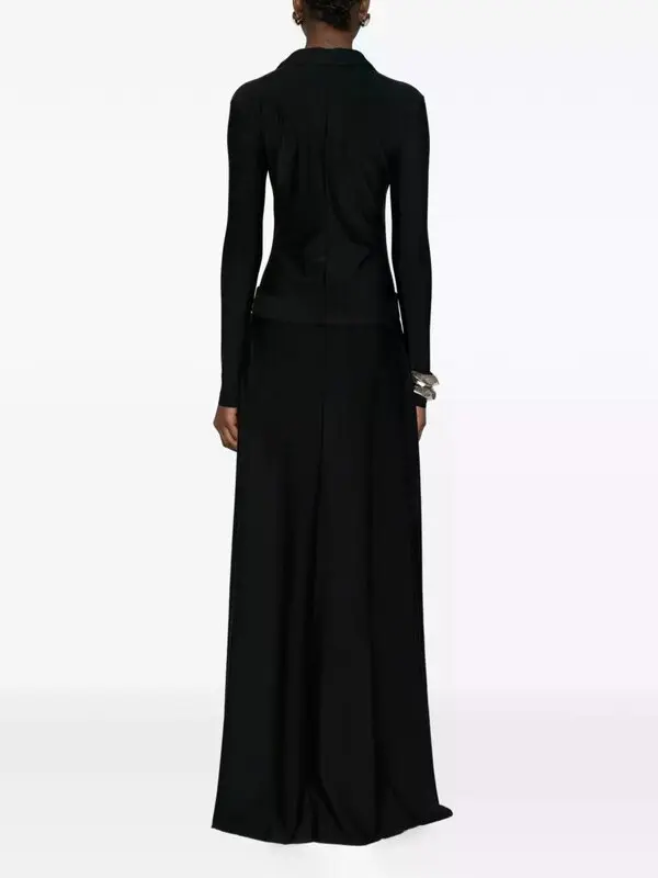 MEDEEA Lapels Maxi Dress