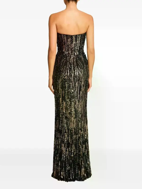 Jenny Packham Sequin-embellished Euphoria Gown - Black