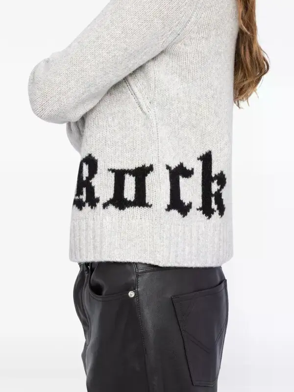 Zadig&Voltaire Nalma High-neck Sweater - Grey