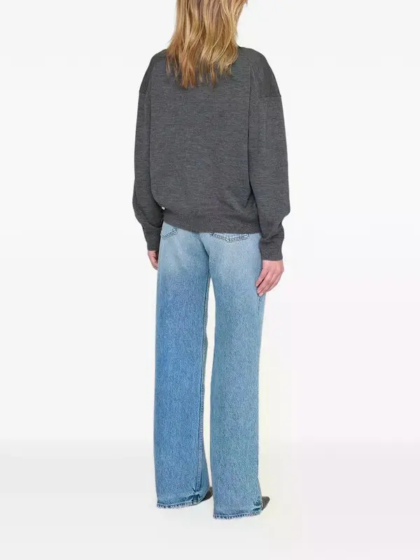 ANINE BING Buttoned Polo Top