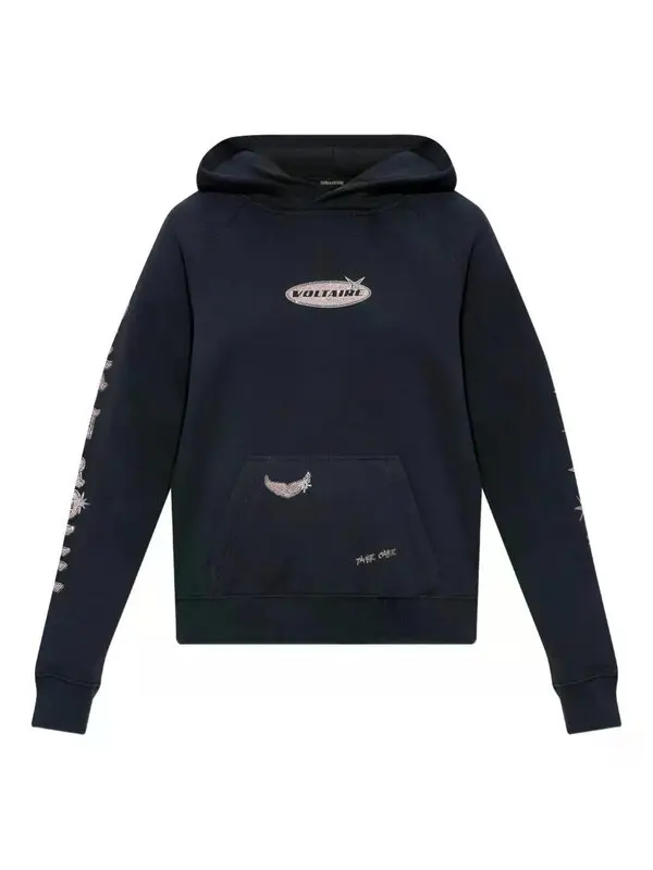 Zadig&Voltaire Georgy Embellished Cotton Hoodie