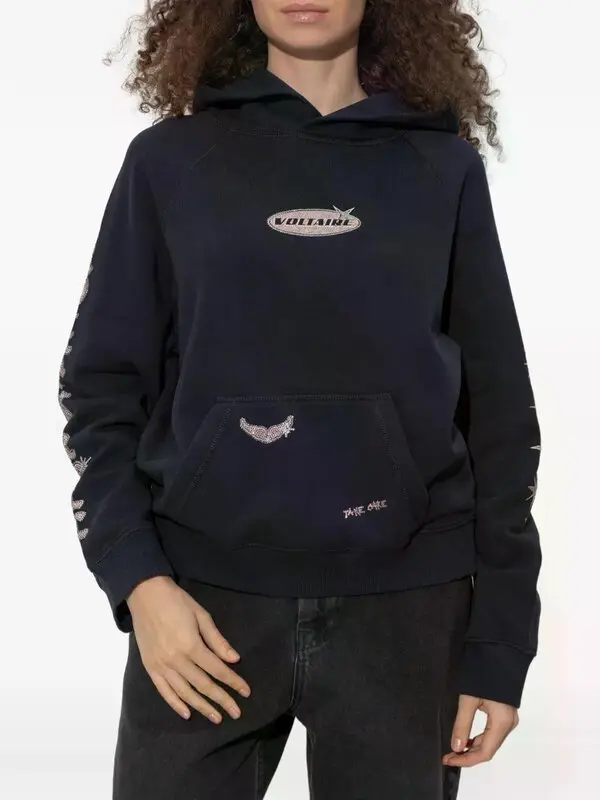 Zadig&Voltaire Georgy Embellished Cotton Hoodie