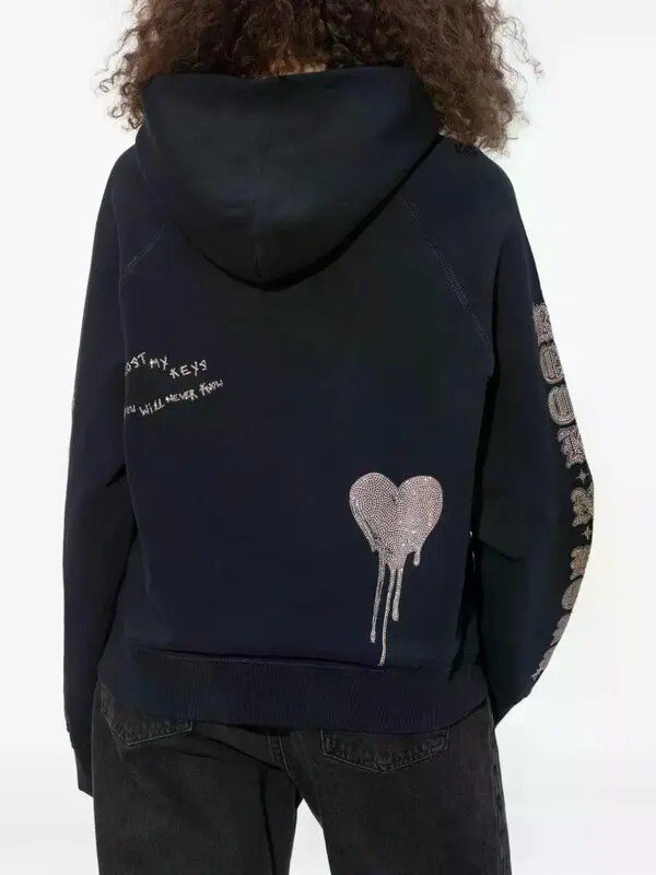 Zadig&Voltaire Georgy Embellished Cotton Hoodie