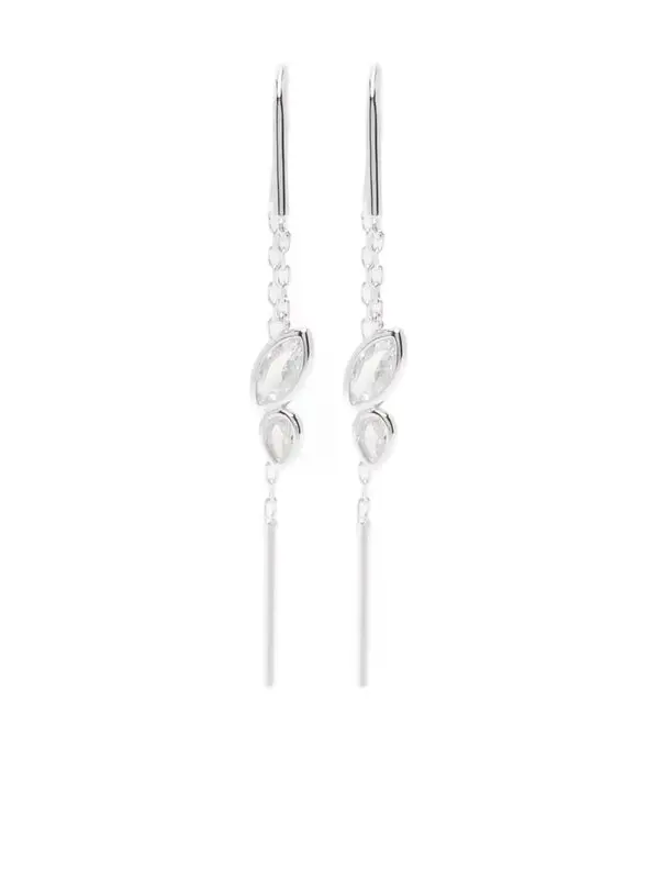 MARIA BLACK Swift 01 Chain Drop Earrings - Silver