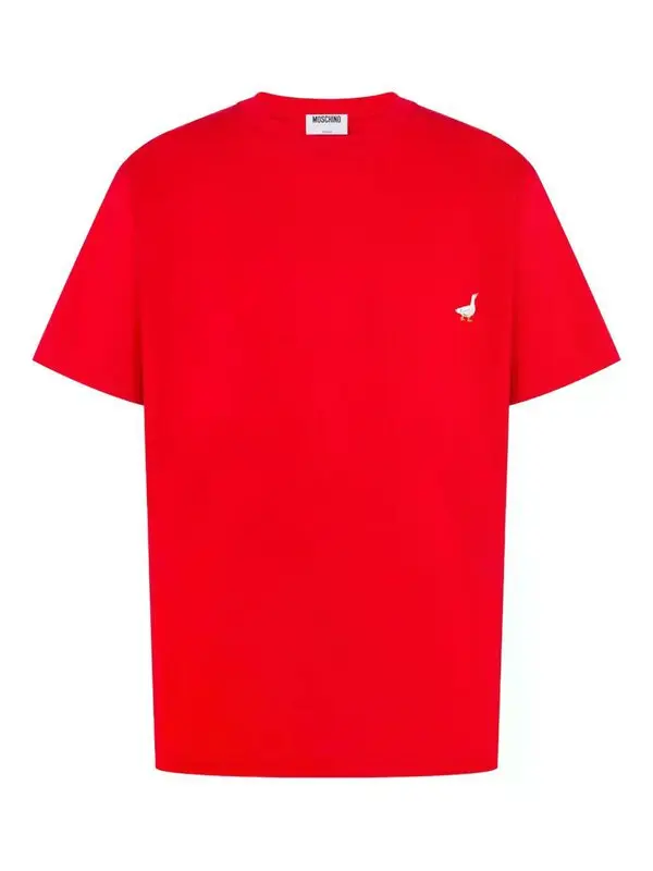 Moschino Goose Organic Cotton Jersey T-shirt