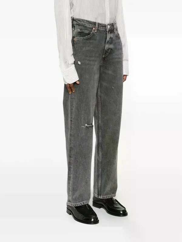 Marc O'polo Distressed Straight Leg Jeans