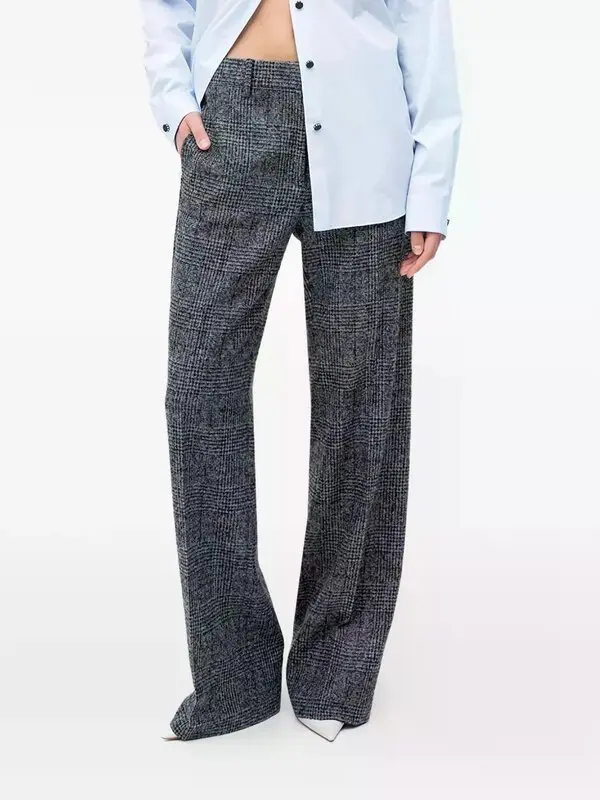 N°21 Checked-pattern Trousers