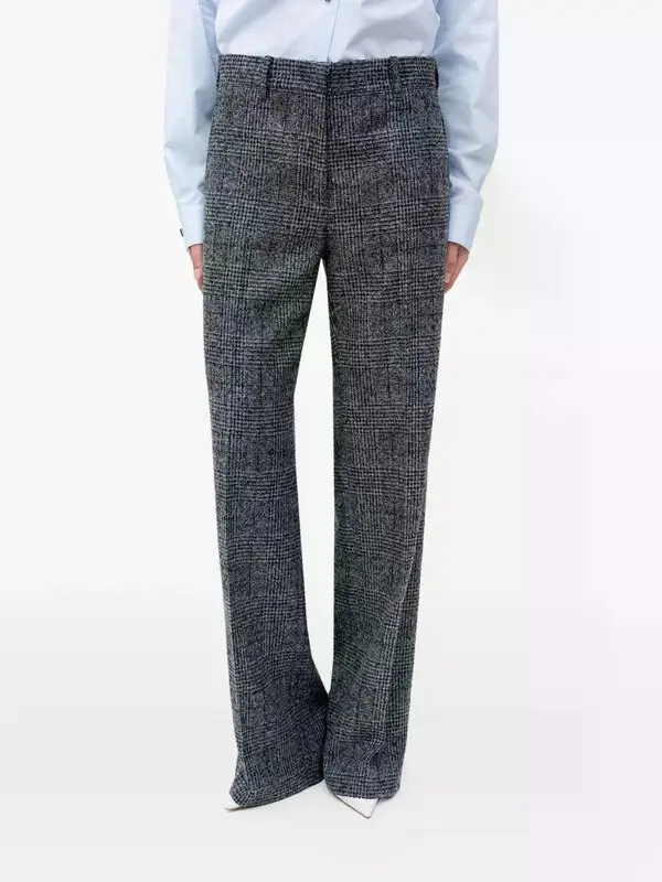N°21 Checked-pattern Trousers