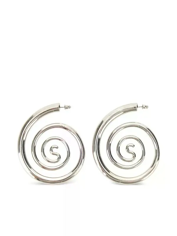 PANCONESI Spiral Earrings - Silver