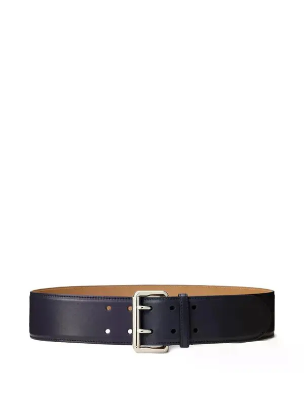 Ralph Lauren Double-prong Calfskin Belt - Blue