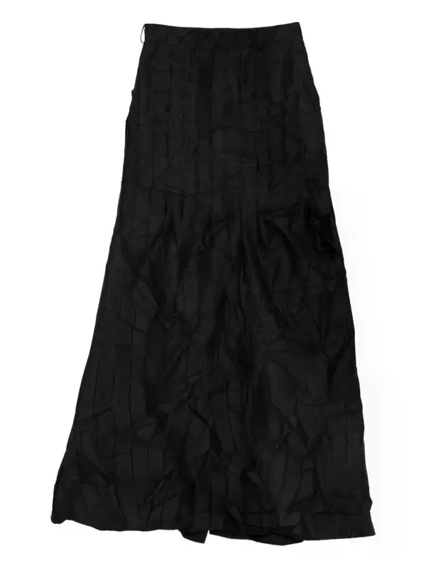 MEDEEA Wrinkled Maxi Skirt