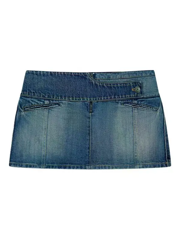 Coperni Paneled Denim Mini Skirt