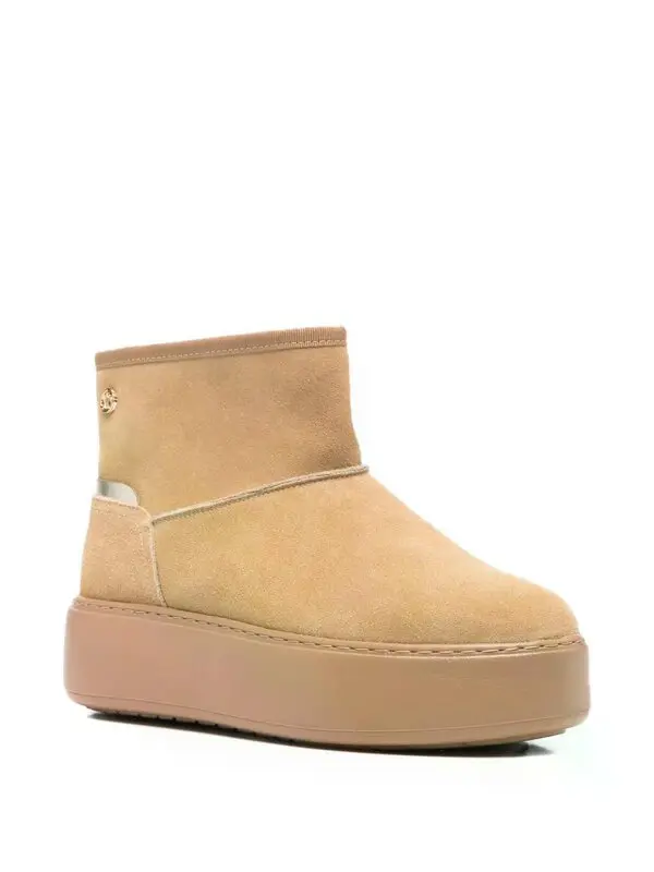 JANET & JANET Leather Ankle Boots - Neutrals