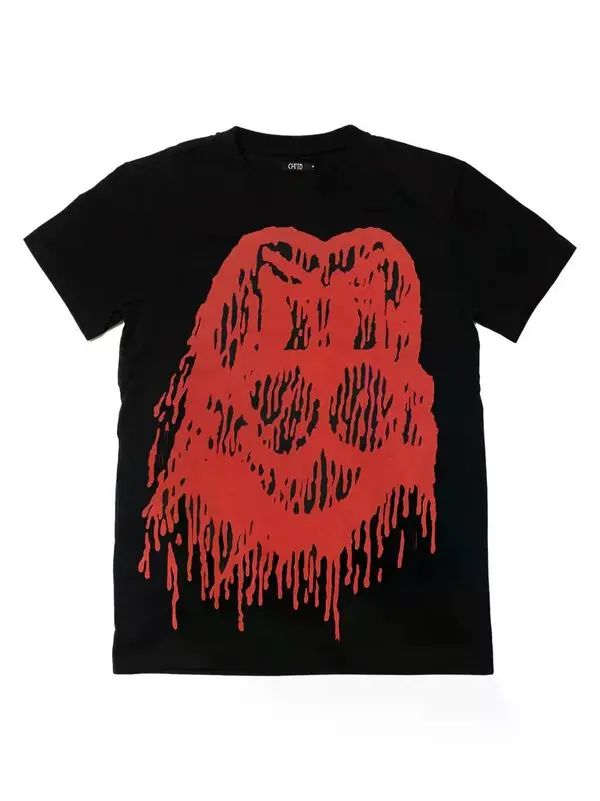 CHITO Drip Graphic-print T-shirt - Black