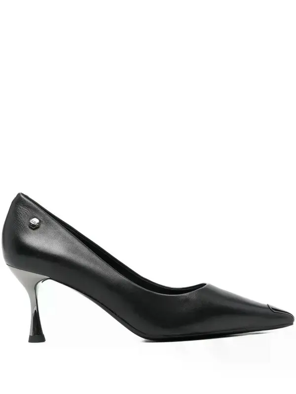 CULT Metal-heel Leather Pumps