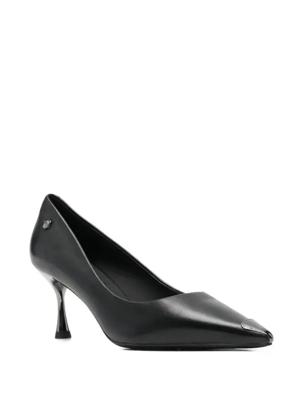 CULT Metal-heel Leather Pumps