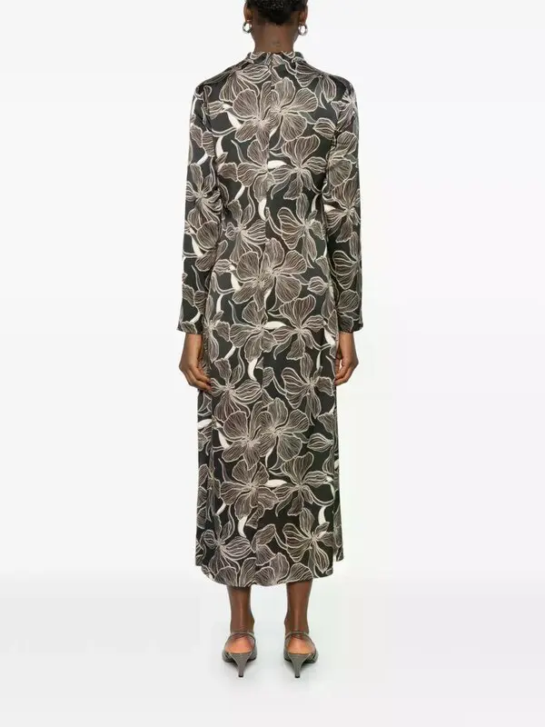 Marc O'polo Floral-print Dress - Grey