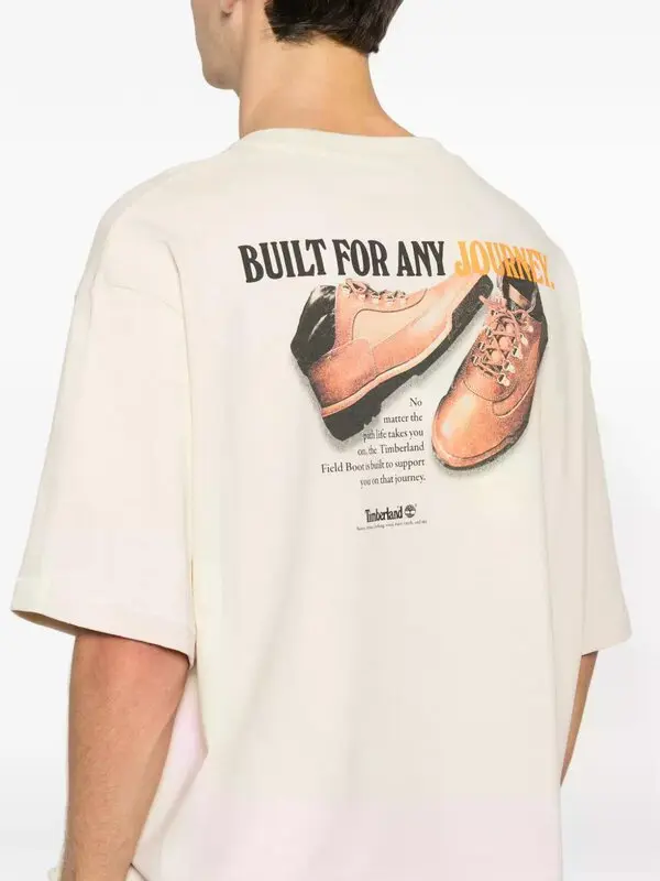 Timberland Graphic-print T-shirt - Neutrals