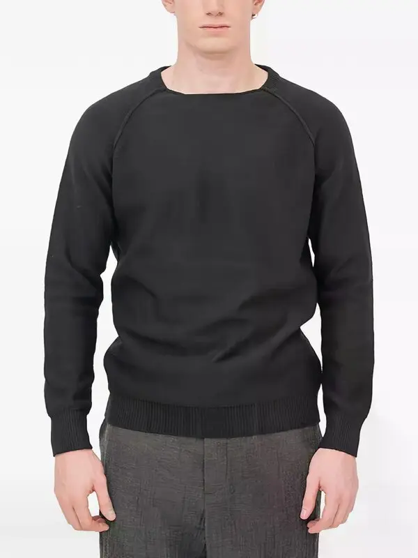 FORME D'EXPRESSION Crew-neck Long Sleeve Sweater