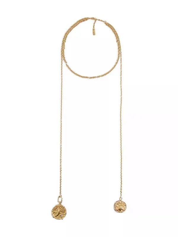Chloé Medallion Necklace - Gold