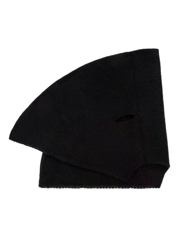 Issey Miyake Ribbed Scarf - Black