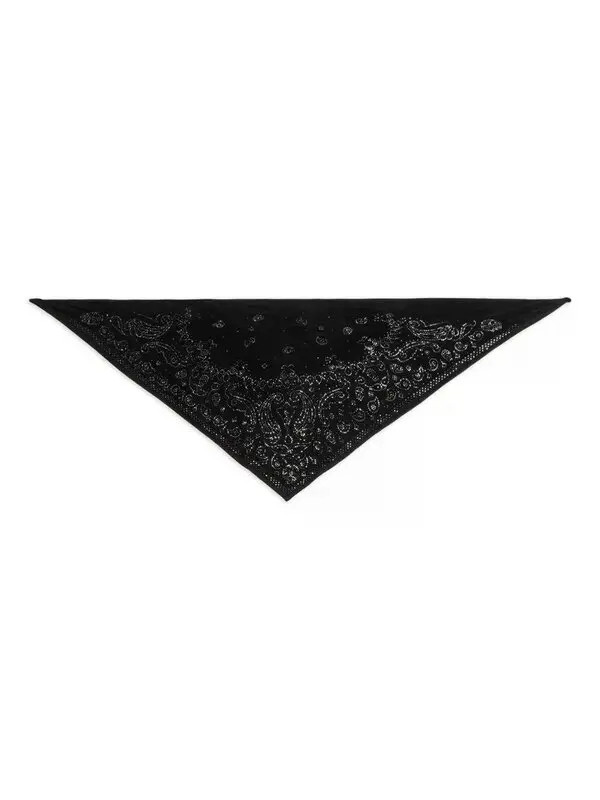 Zadig&Voltaire Embellished Scarf - Black