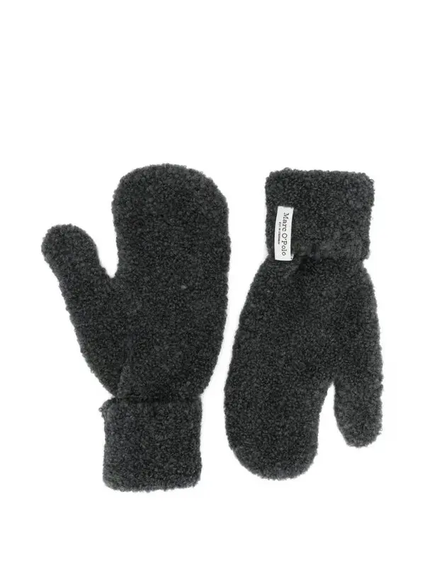 Marc O'polo Textured Mittens - Grey
