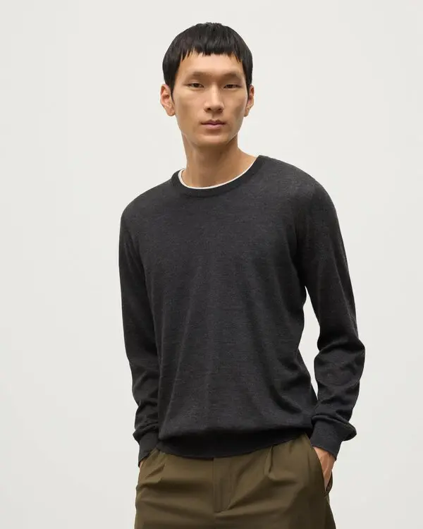 Johnstons Of Elgin Superfine Cashmere Jumper - Grey