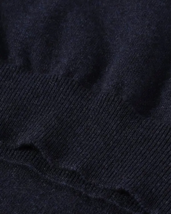 Johnstons Of Elgin Iris Classic Cashmere Tank - Navy