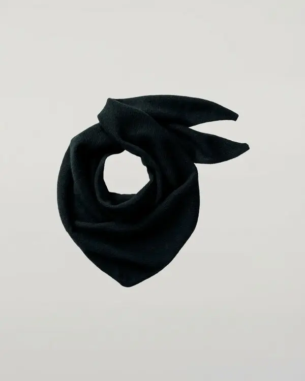Johnstons Of Elgin Cashmere Bandana - Black