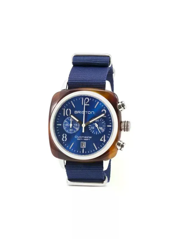 BRISTON Clubmaster Sport 40mm Watch - Blue
