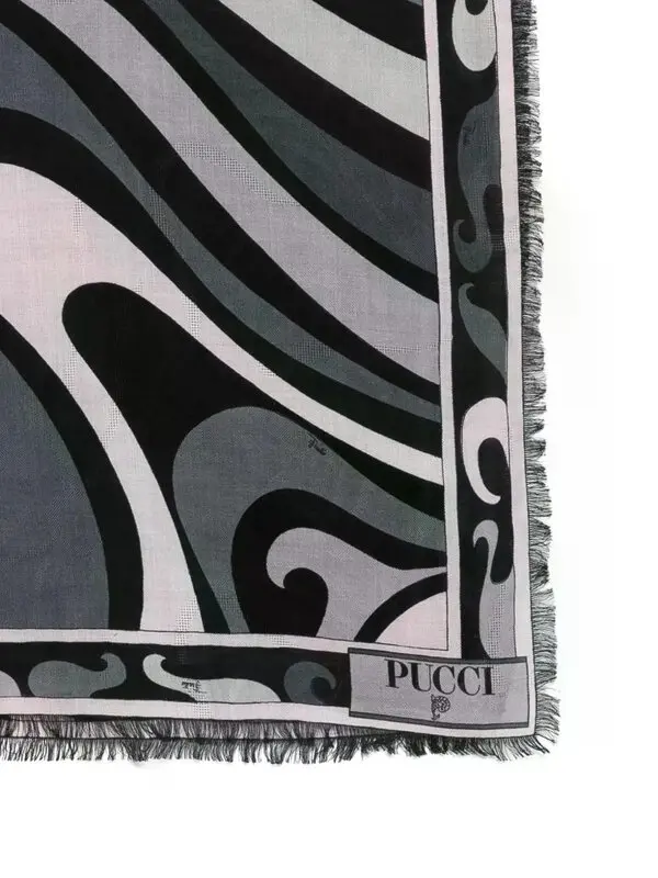 Emilio Pucci Fringed Scarf