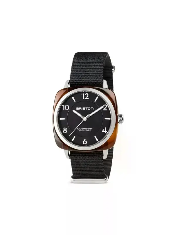 BRISTON Clubmaster Chic 36mm Watch - Black