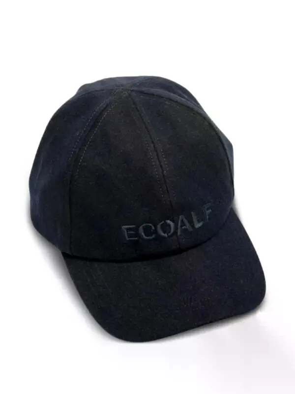 ECOALF Logo-embroidered Cap - Blue