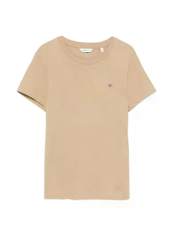 Gant Logo-embroidered T-shirt - Green