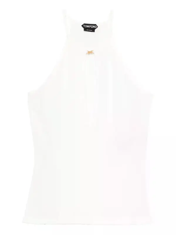 TOM FORD Keyhole Top - White
