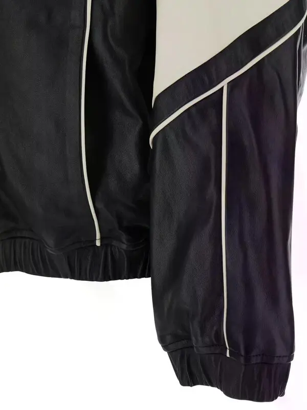 Amiri Logo-print Leather Jacket