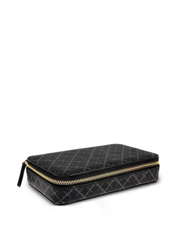 BY MALENE BIRGER Bea Patterned Zip Jewellery Box - Black