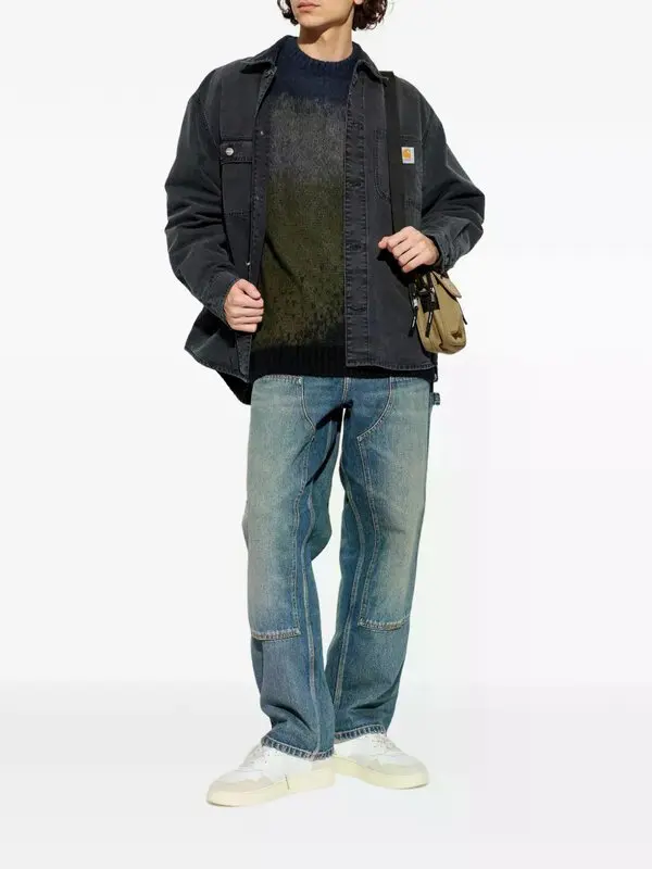 Carhartt Work In Progress Logo-patch Pocket Shirt - Grey