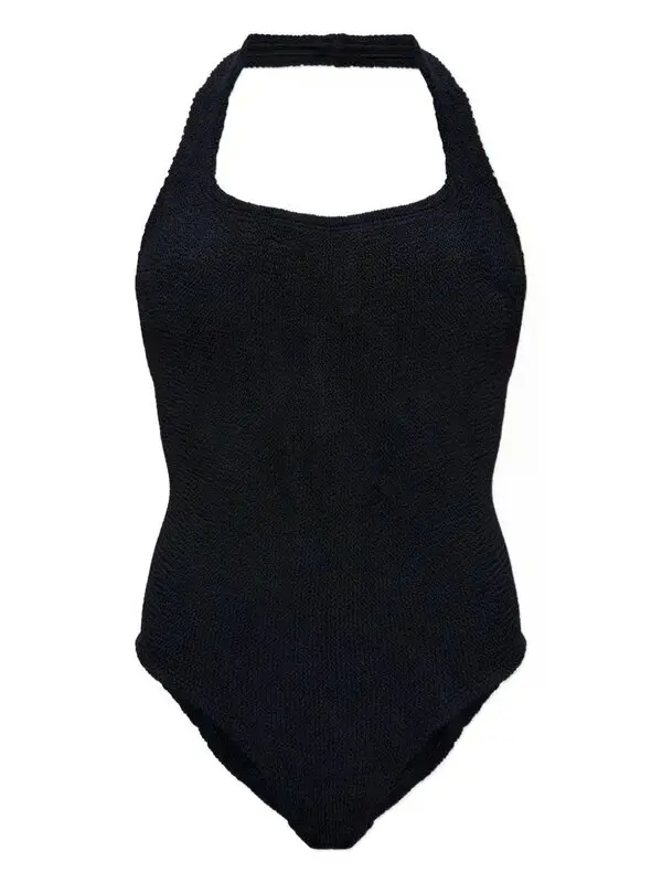 Hunza G Sandy Crinkle Swimsuit - Black